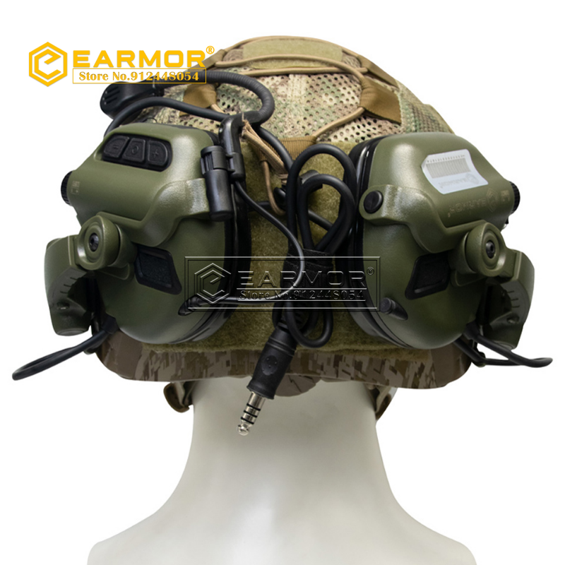 EARMOR M32X-Mark3 MilPro RAC Headset Military Standard Hearing ...