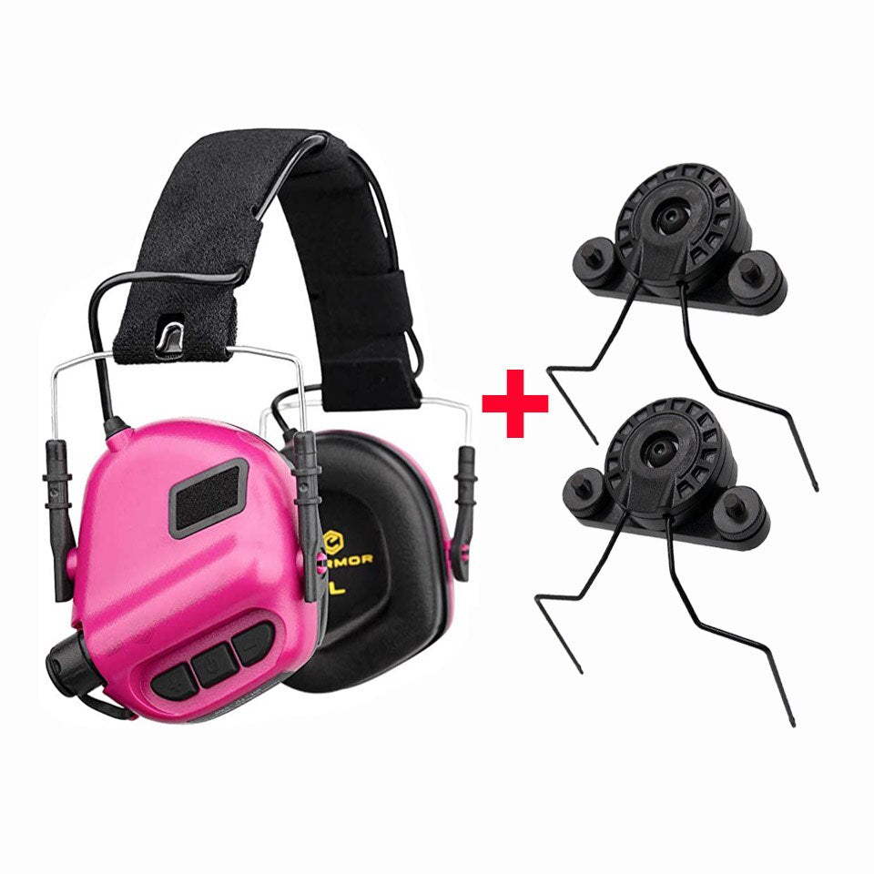 EARMOR M31 MOD4 Tactical Headset & Exfil Rail Adapter Set Hearing ...